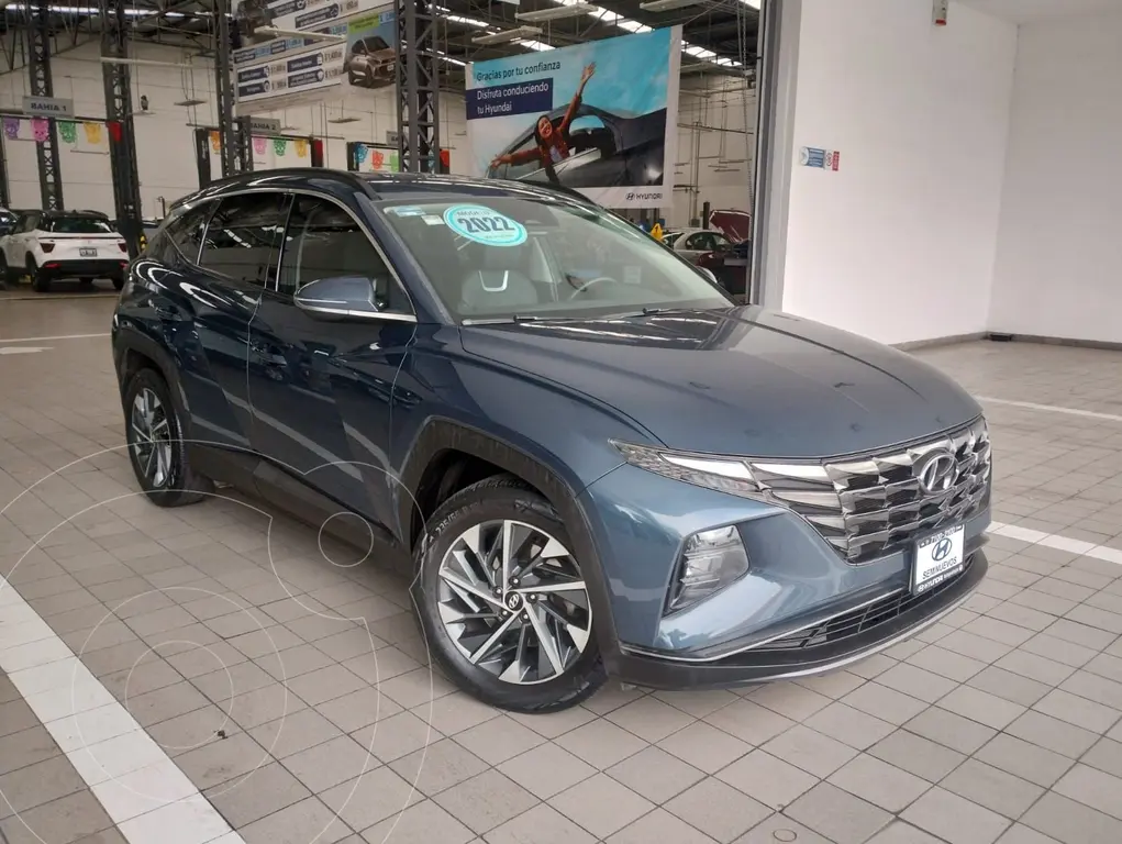 Hyundai Tucson Limited usado (2022) color Azul precio $465,000