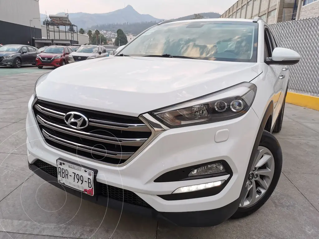 Hyundai Tucson Limited usado (2018) color Blanco precio $350,000