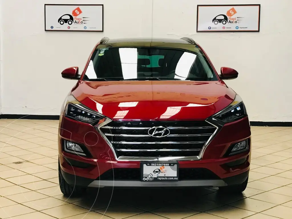 Hyundai Tucson Limited Tech usado (2021) color Rojo precio $396,500