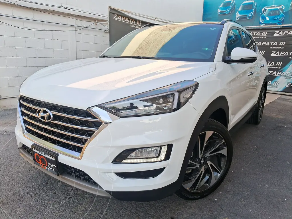 Hyundai Tucson Limited Tech usado (2020) color Blanco precio $409,000
