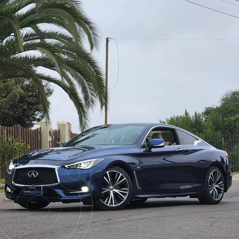 Infiniti Q60 2.0L Premium Turbo usado (2019) color Azul precio $29.900.000