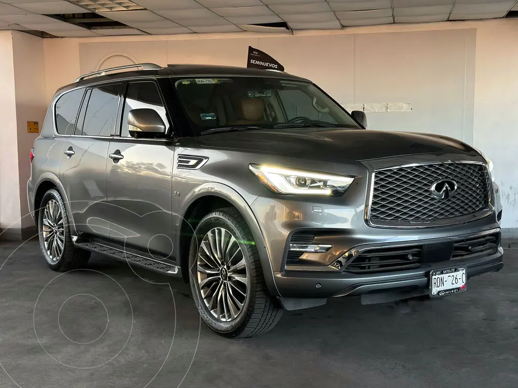 Infiniti QX80 Sensory 8 Pasajeros usado (2020) color caf precio $929,800