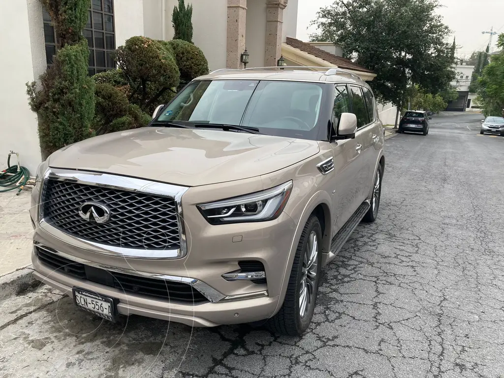 Infiniti QX80 Sensory 7 Pasajeros usado (2019) color Champagne precio ...