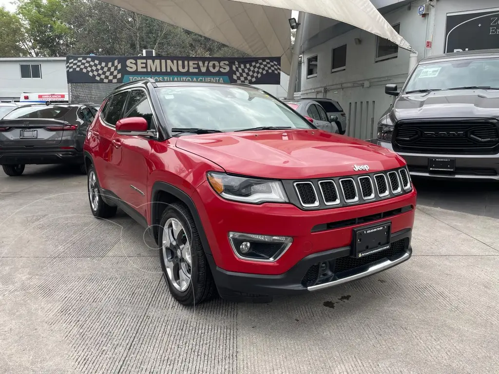Jeep Compass Limited Premium usado (2019) color Rojo precio $413,000