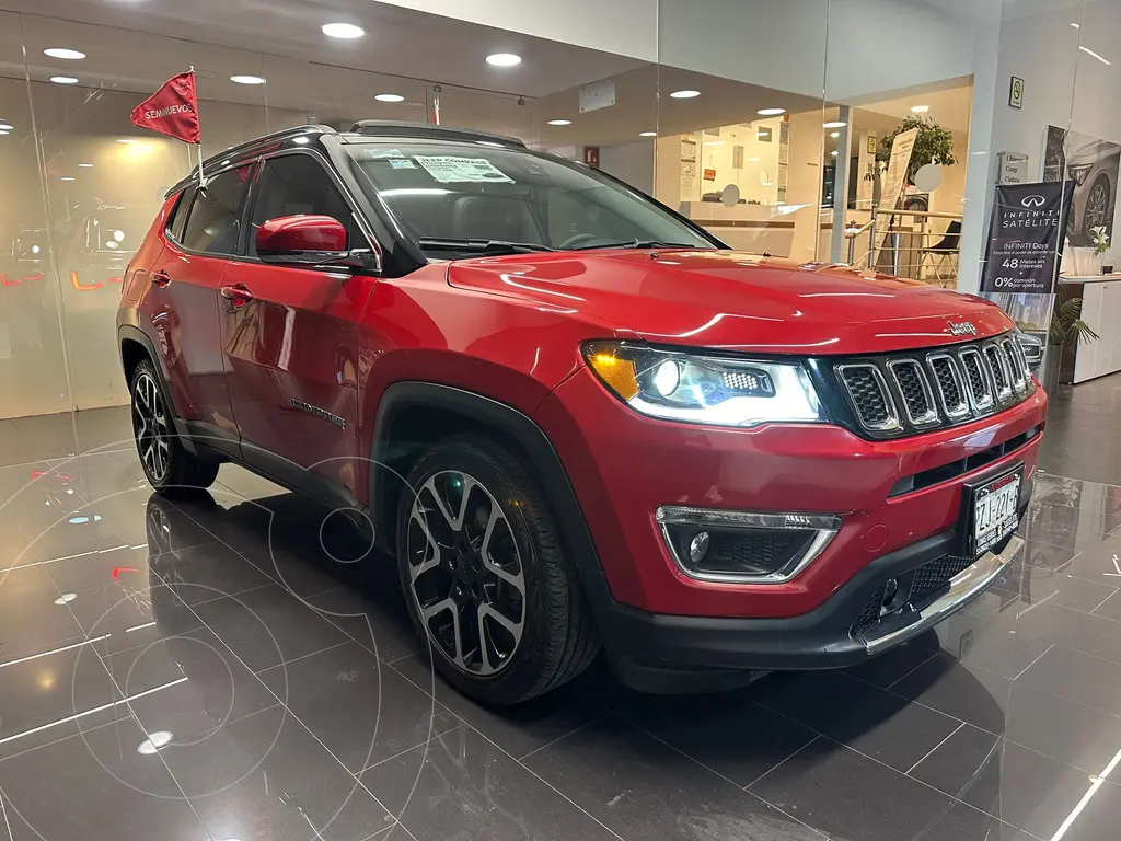 Jeep Compass Limited Premium usado (2021) color Rojo precio $519,800