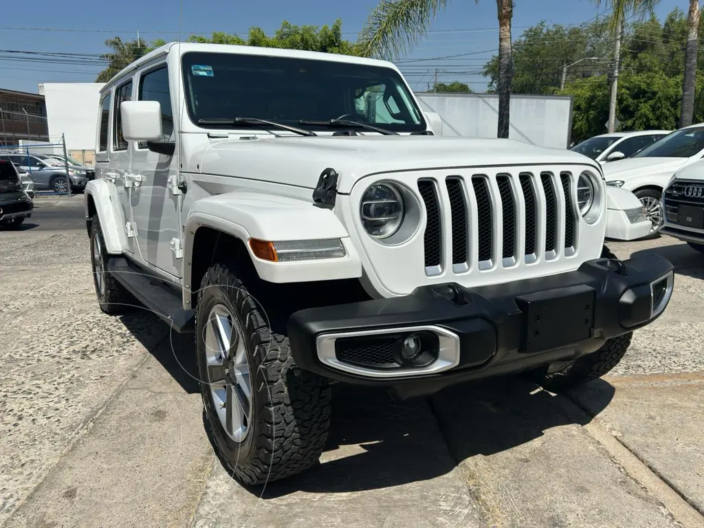 Jeep Wrangler Unlimited Sahara usado (2020) color Blanco precio $850,000