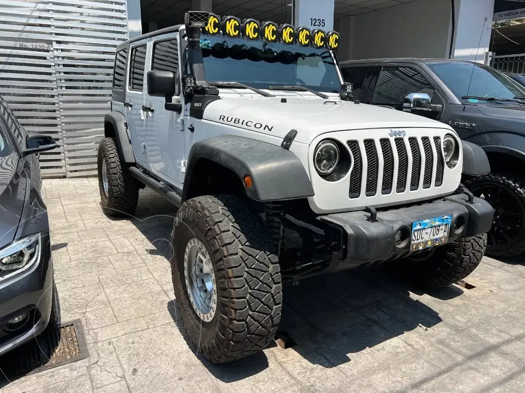 Jeep Wrangler Rubicon 4x4 3.6L Aut usado (2013) color Blanco precio ...