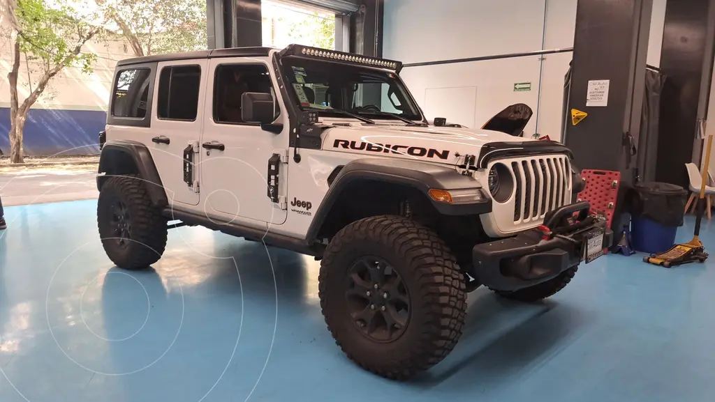 Jeep Wrangler Rubicon 4x4 3.6L Aut usado (2021) color Blanco precio ...