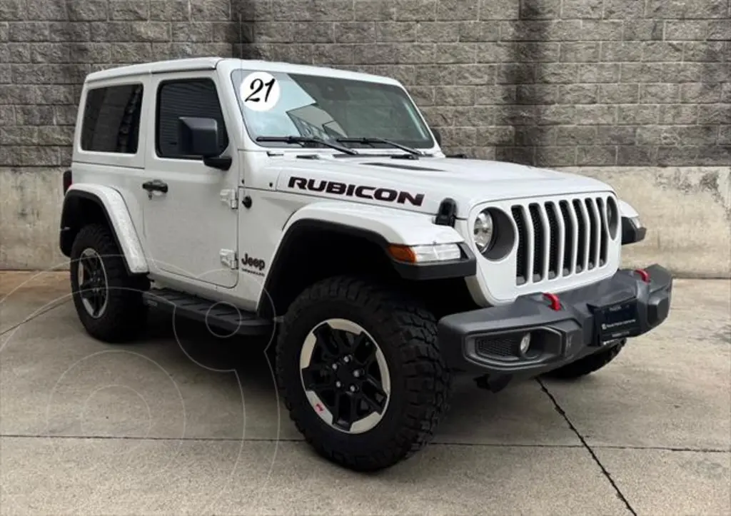 Jeep Wrangler Rubicon 4x4 3.6L Aut usado (2021) color Blanco precio ...