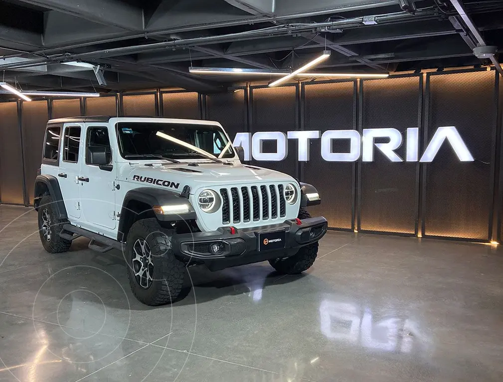 Jeep Wrangler Rubicon 4x4 3.6L Aut usado (2021) color Blanco precio ...