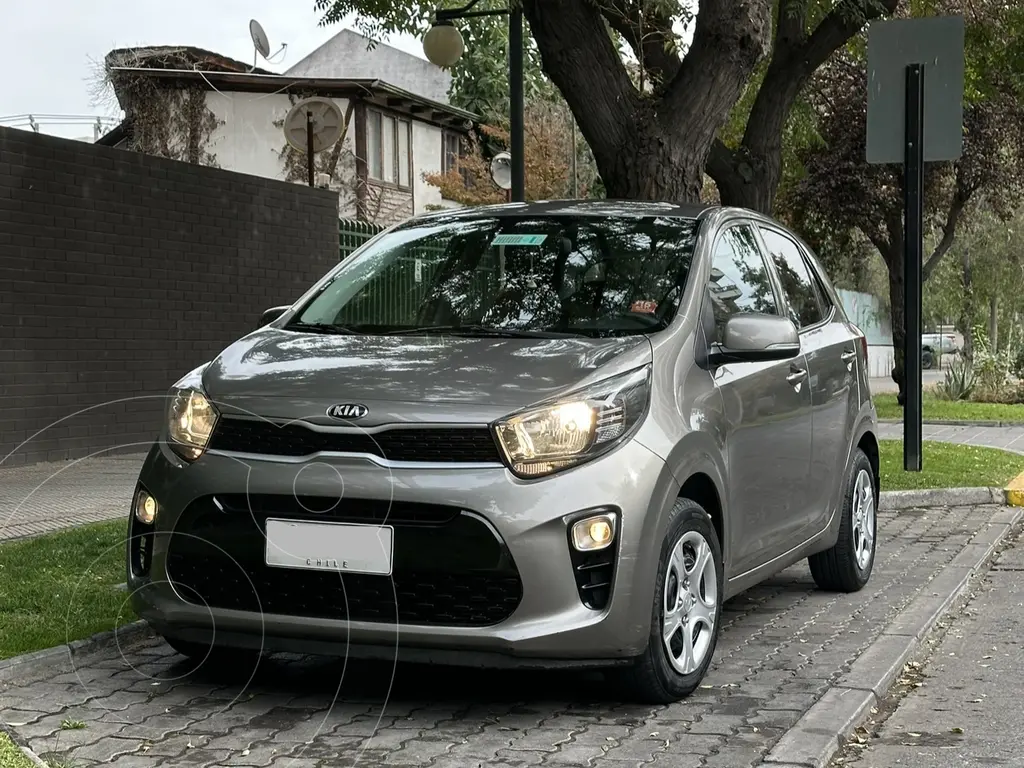 Kia Morning 1.2L EX ABS AC usado (2019) color Gris precio $7.500.000