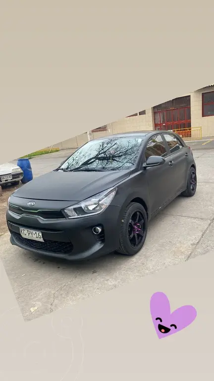 Kia Rio 5 1.4L EX CI Full usado (2018) color Negro precio $6.000.000