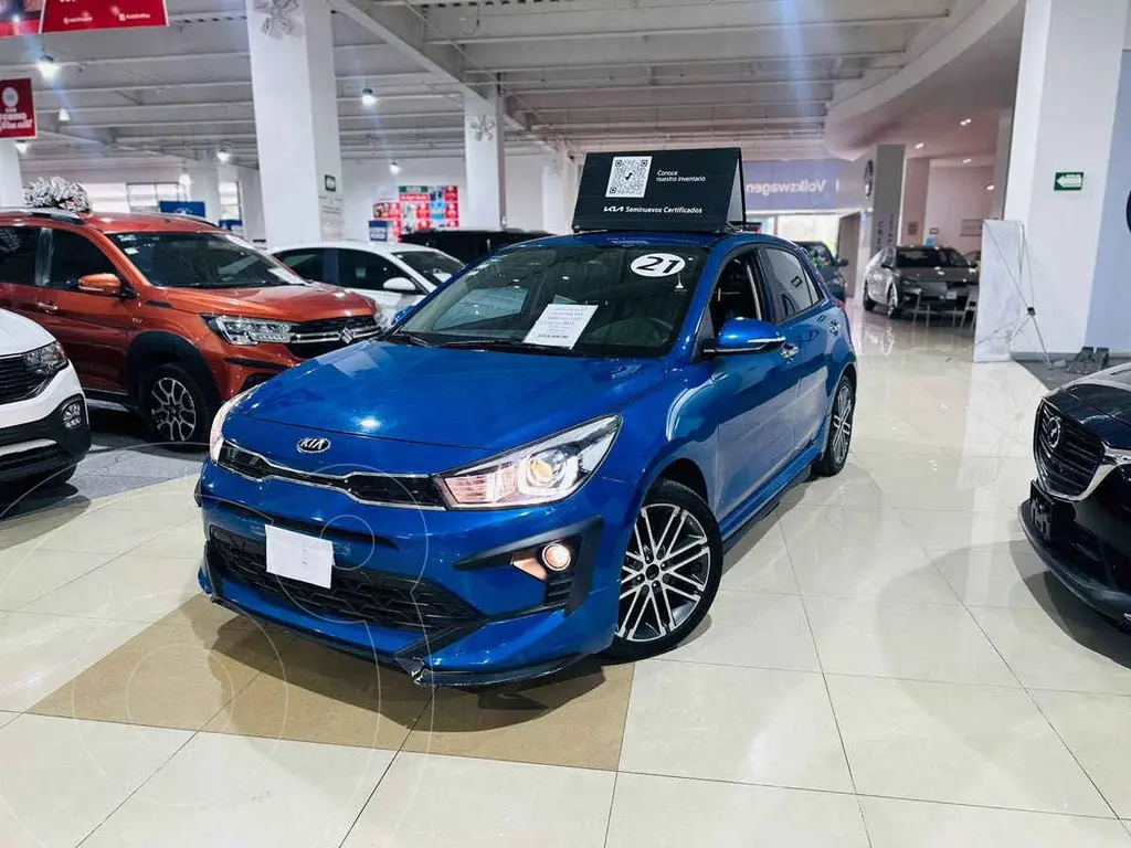 Kia Rio Hatchback S Pack usado (2021) color Azul precio $319,000
