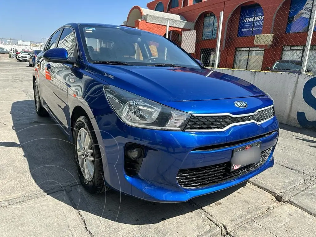 Kia Rio Sedan LX usado (2020) color Azul precio $236,000