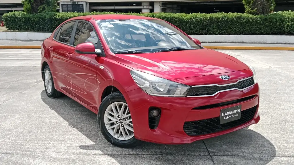 Kia Rio Sedan LX Aut usado (2020) color Rojo precio $219,800