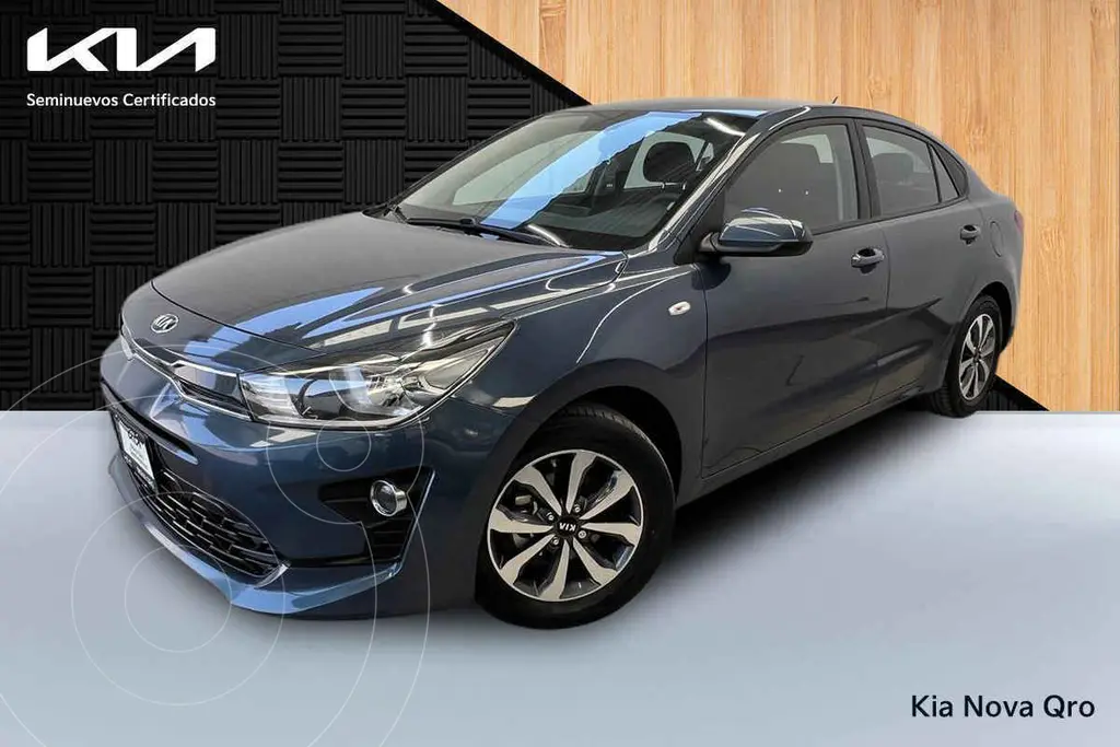Kia Rio Sedan LX usado (2021) color Azul precio $290,000