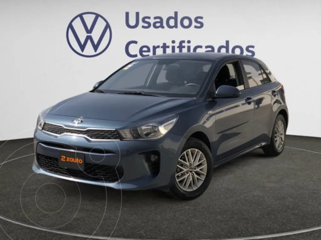 Kia Rio Sedan LX Aut usado (2020) color Azul precio $265,900