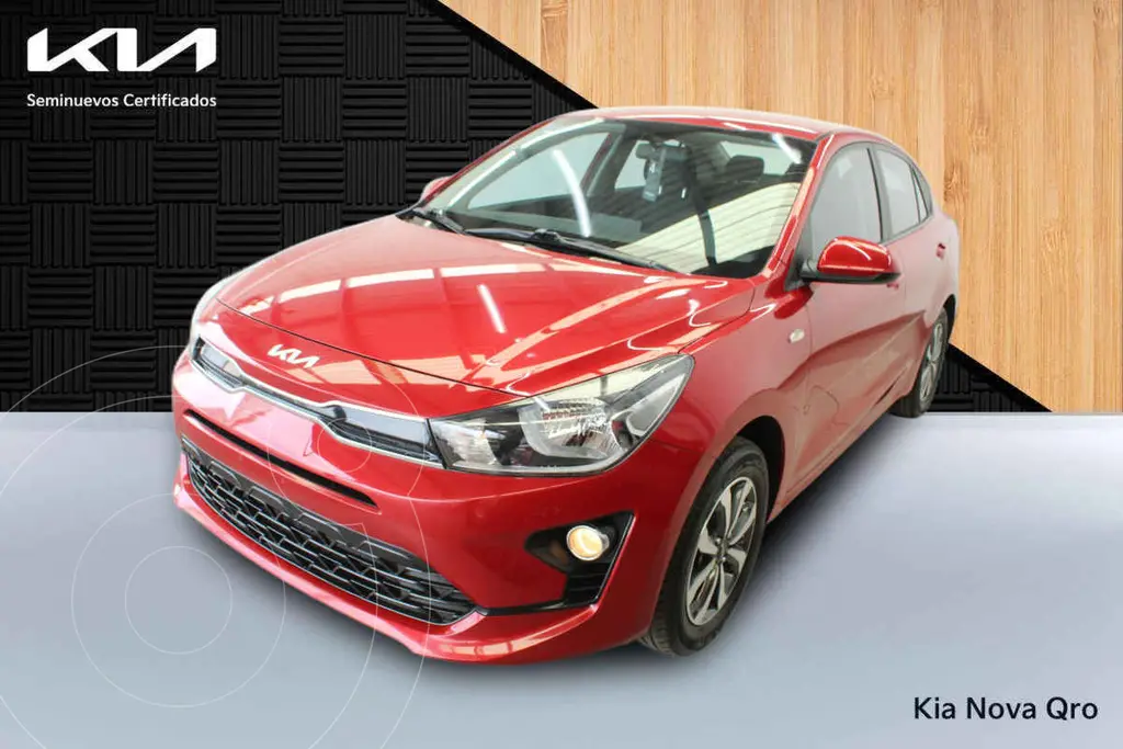 Kia Rio Sedan LX Aut usado (2022) color Rojo precio $310,000