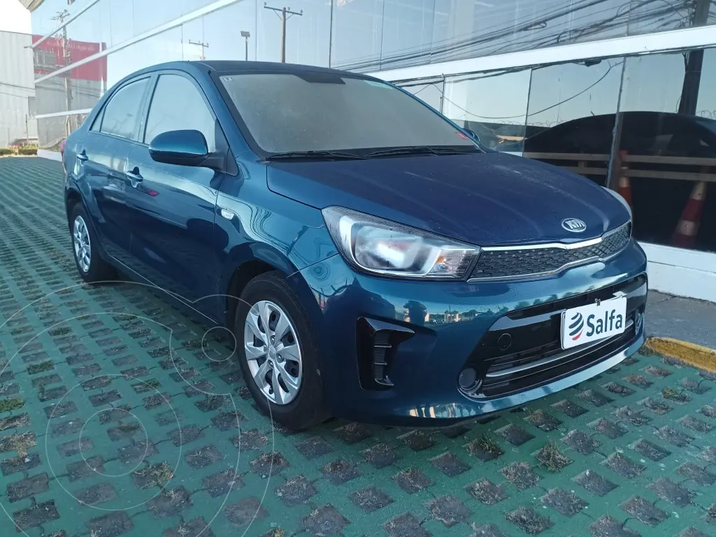 Kia Soluto 1.4L LX AC usado (2021) color Azul precio $7.790.000