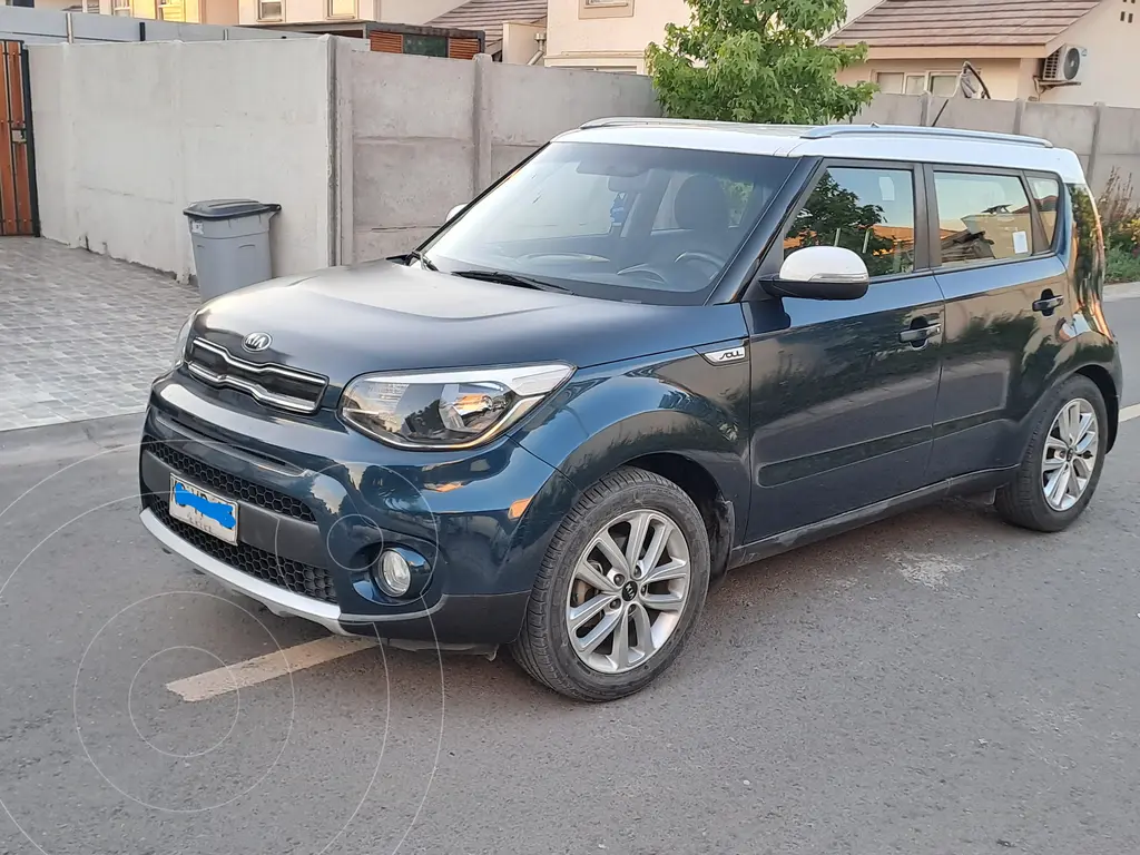 Kia Soul 1.6L EX Bi-Color usado (2018) color Azul precio $9.500.000