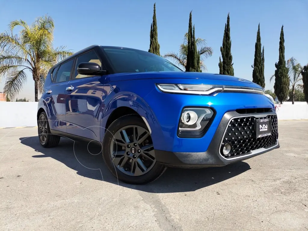 Kia Soul EX Aut usado (2020) color Azul precio $319,800