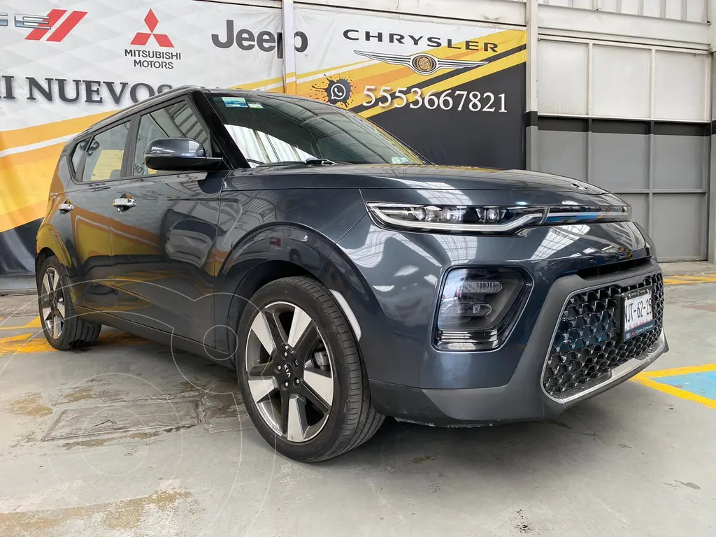 Kia Soul EX Pack Aut usado (2020) color Gris precio $330,000