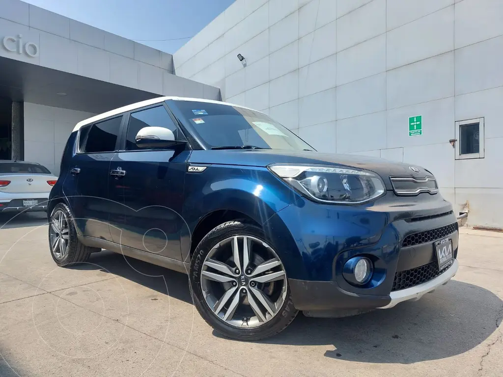 Kia Soul EX Aut usado (2018) color Azul precio $270,000