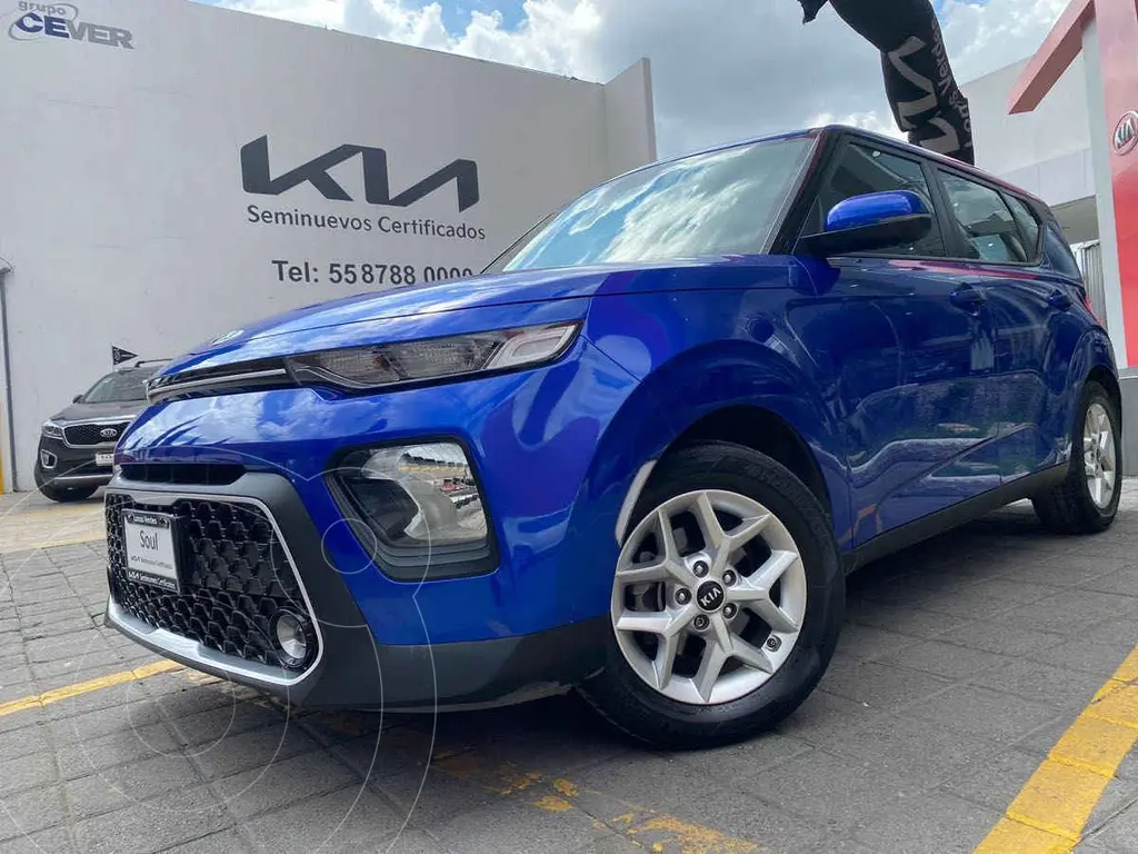 Kia Soul LX Aut usado (2020) color Azul precio $298,800