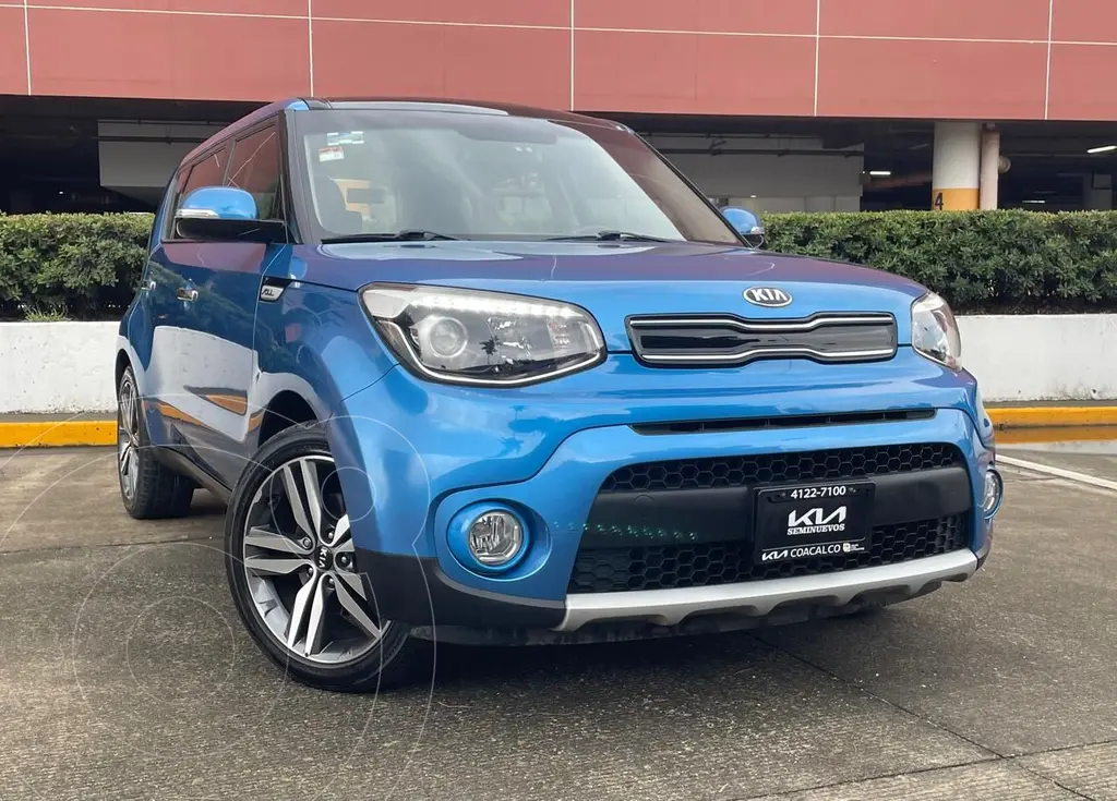 Kia Soul EX Pack Aut usado (2019) color Azul precio $319,800
