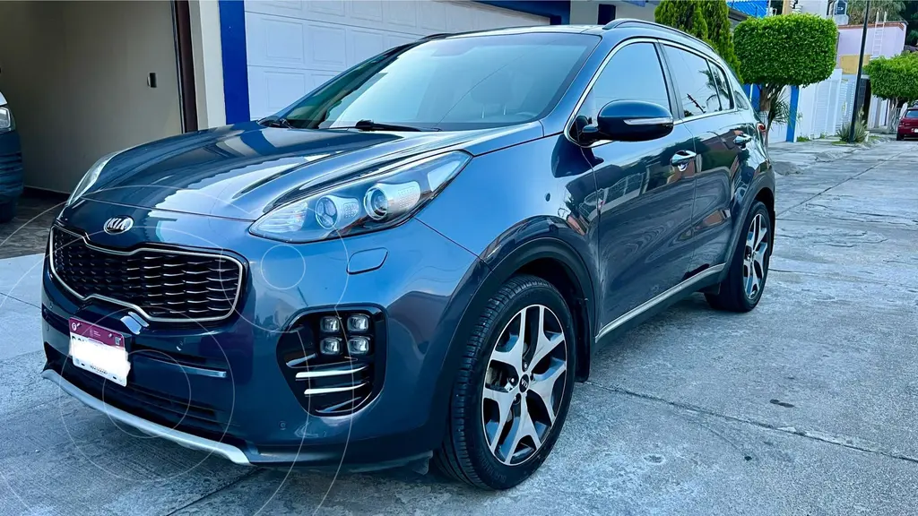 Kia Sportage SXL 2.4L usado (2018) color Azul Liquido precio $310,000