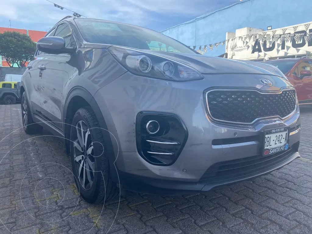 Kia Sportage EX Pack 2.0L usado (2017) color Gris precio $315,000