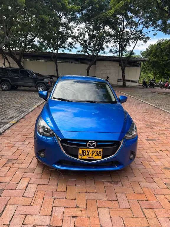 Mazda 2 Grand Touring Aut usado (2017) color Azul precio $55.000.000