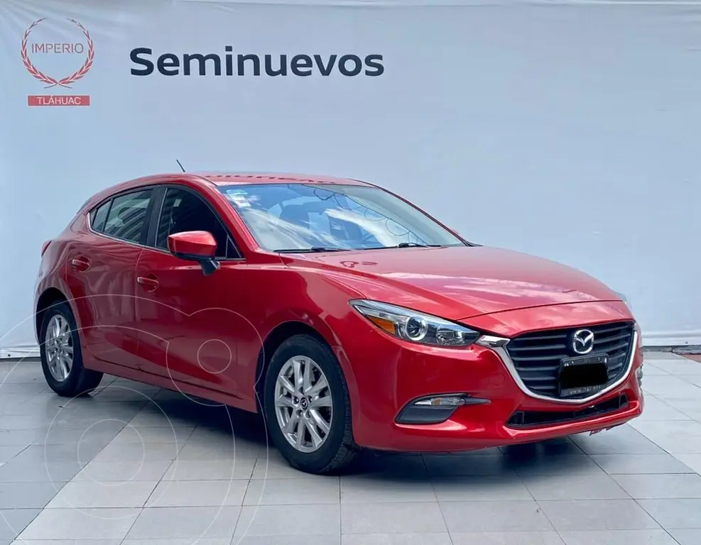 Mazda 3 Hatchback s usado (2018) color Rojo precio $299,000