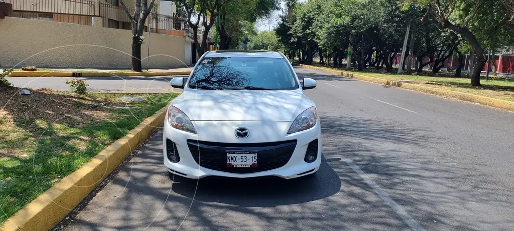 Mazda 3 Sedan s Aut usado (2013) color Blanco precio $155,000
