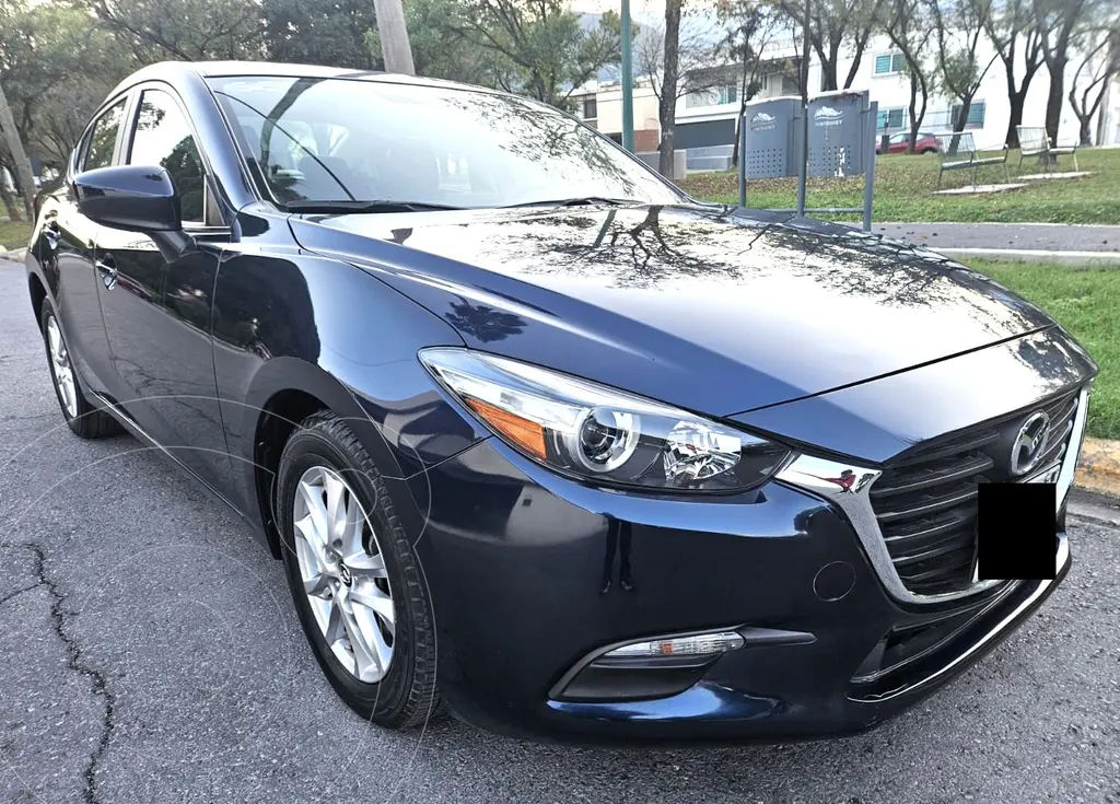 Mazda 3 Sedan i Touring Aut usado (2018) color Azul precio $258,000