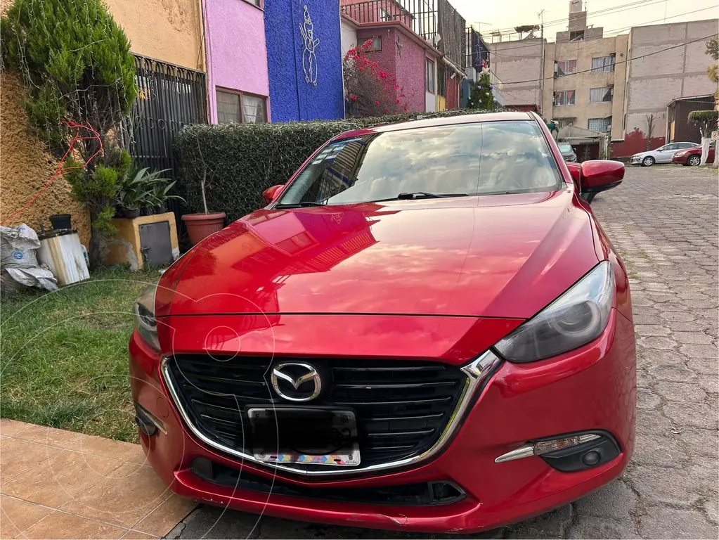 Mazda 3 Sedan s Grand Touring Aut usado (2018) color Rojo precio $230,000