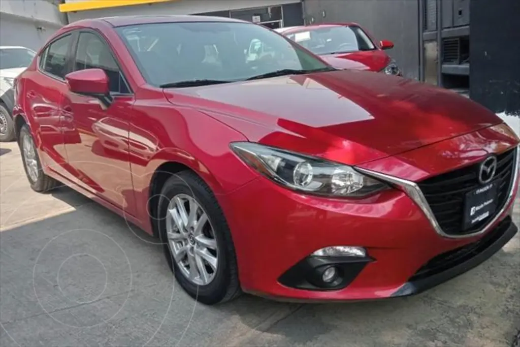 Mazda 3 Sedan i Touring usado (2014) color Rojo precio $190,000