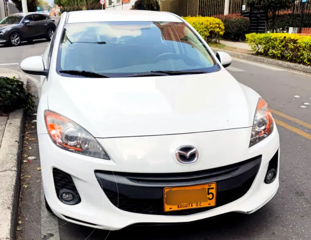 Mazda 3 Segunda Generacion 1.6L Aut usado (2014) color Blanco precio ...