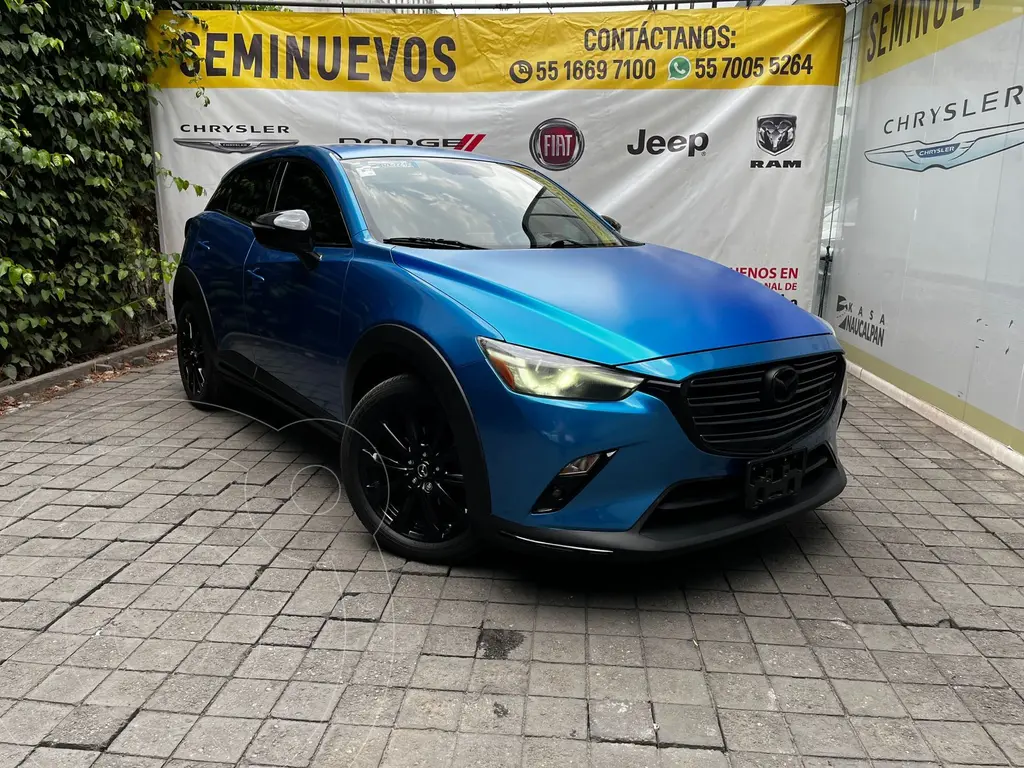 Mazda CX-3 i Grand Touring usado (2021) color Azul precio $375,000