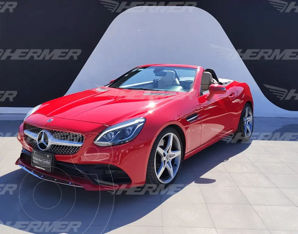 Mercedes Clase SLC 300 usado (2020) color Rojo precio $799,900