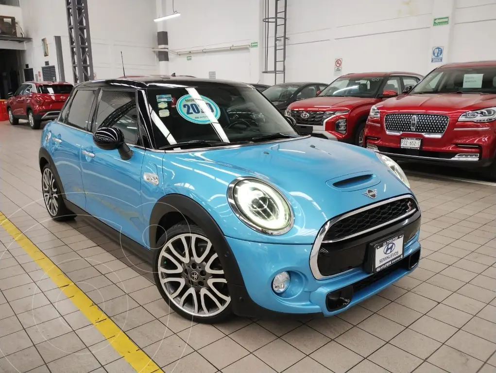 MINI Cooper S Hot Chili 5 Puertas Aut usado (2020) color Azul precio ...