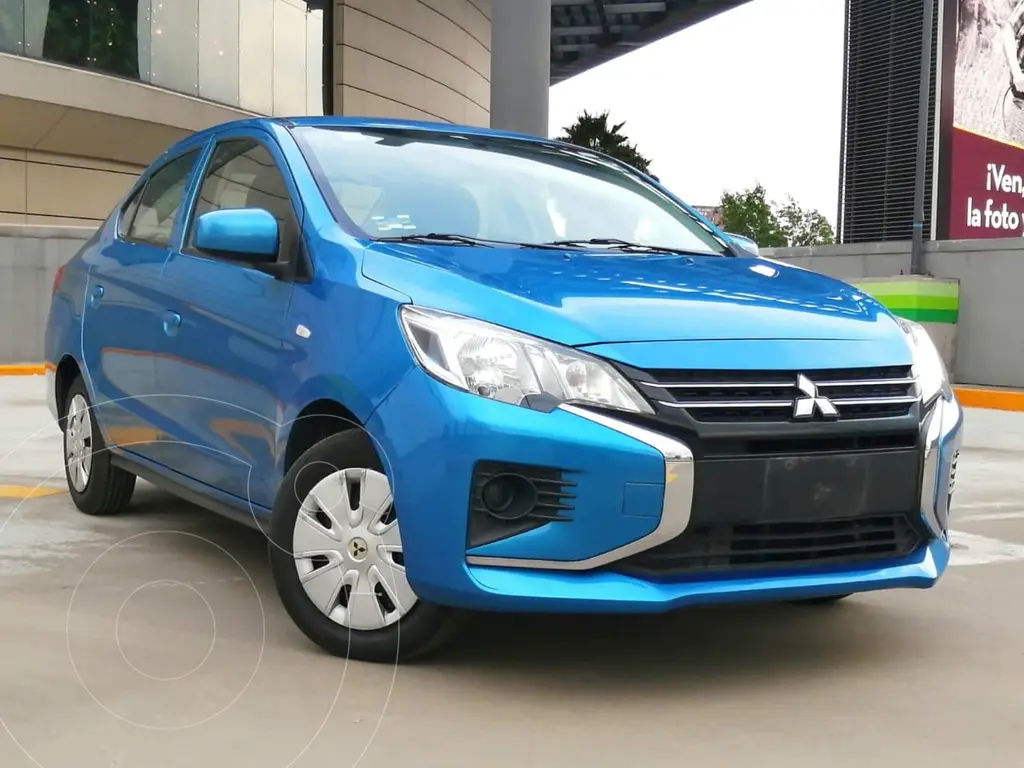 Mitsubishi Mirage GLX CVT usado (2022) color Azul precio $190,000