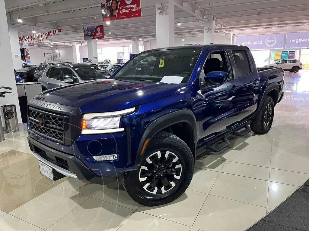 Nissan Frontier Pro 4X 4x4 Aut usado (2022) color Azul precio $860,000