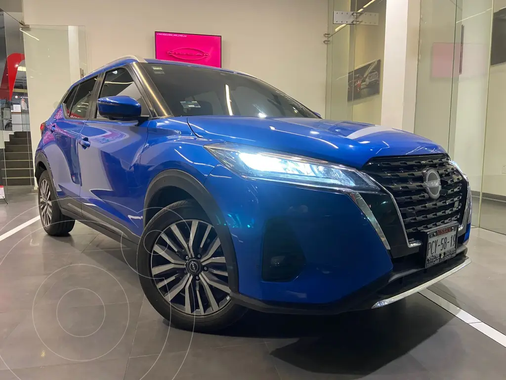 Nissan Kicks Advance usado (2022) color Azul precio $470,000