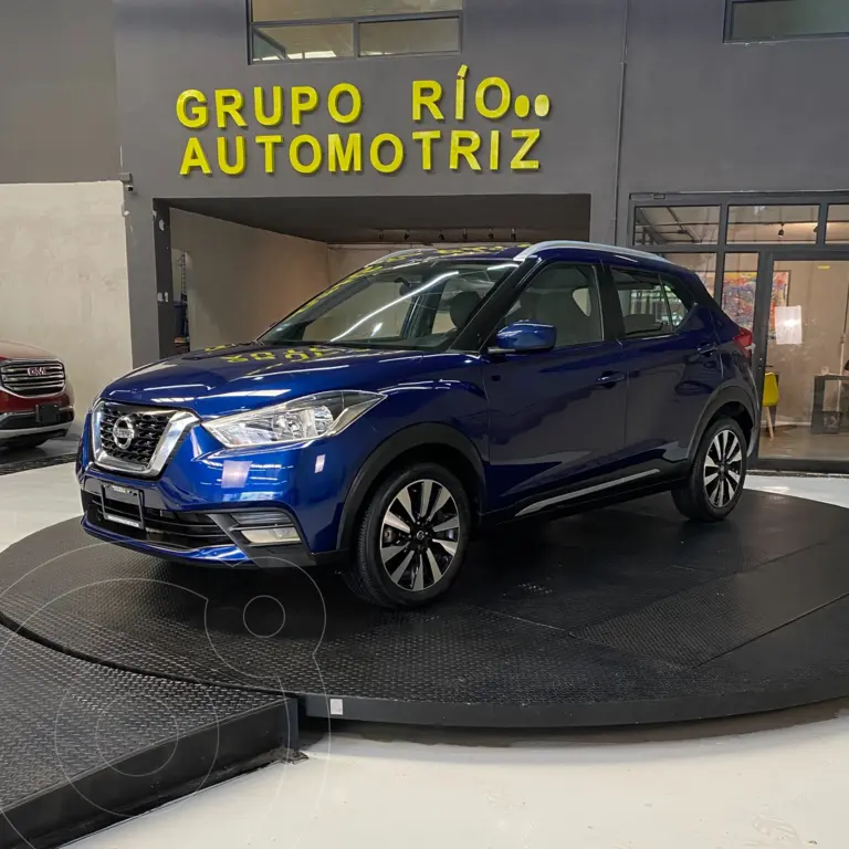 Nissan Kicks Advance Aut usado (2020) color Azul precio $298,000