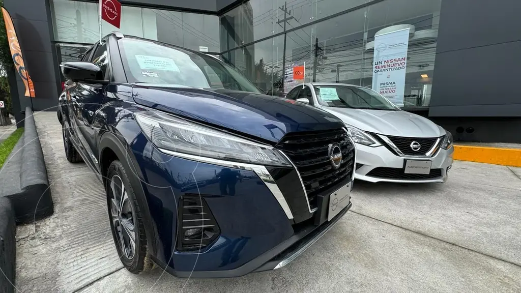 Nissan Kicks Platinum Aut usado (2024) color Azul precio $547,300