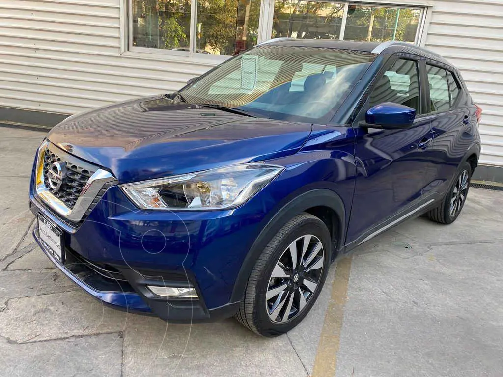 Nissan Kicks Advance Aut usado (2017) color Azul precio $275,000