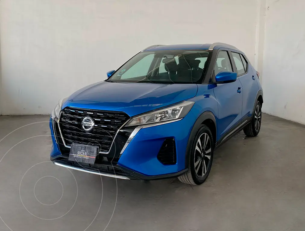 Nissan Kicks Advance usado (2021) color Azul precio $289,000