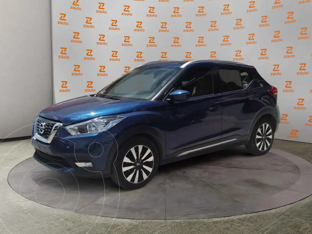 Nissan Kicks Exclusive Aut usado (2017) color Azul precio $310,000
