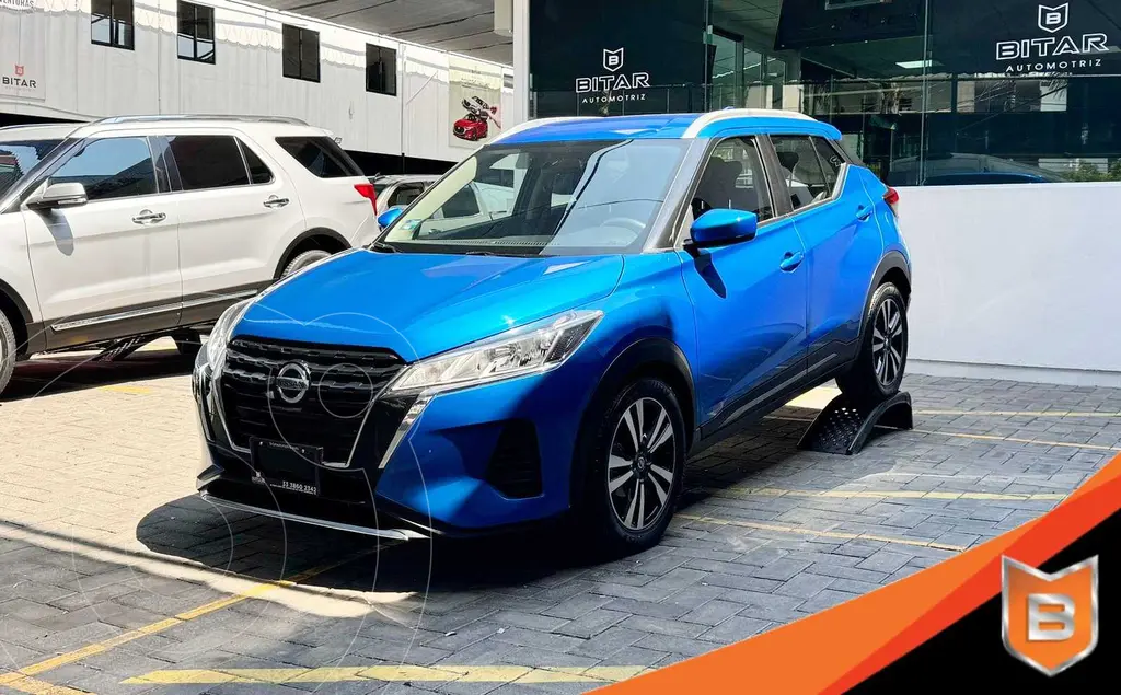 Nissan Kicks Advance Aut usado (2021) color Azul precio $319,900